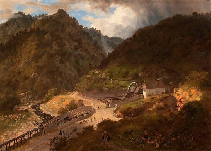 Eugenio Landesio~Minas de Real del M - Old master - Paintings & Prints ...