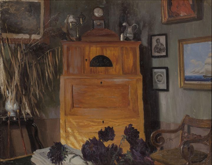 Ferdynand Ruszczyc~Interior at Bohda - Old master - Paintings & Prints ...