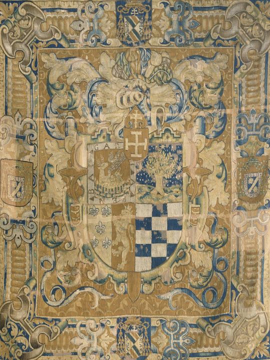 Flemish~Armorial Tapestry for the Bi - Old master - Paintings & Prints ...