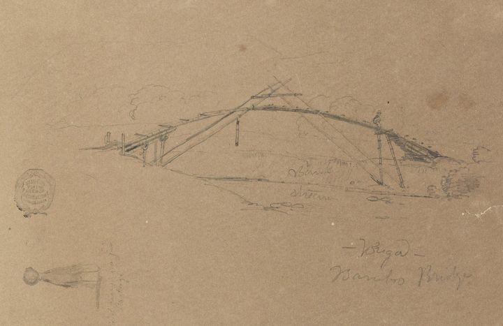 Frederic Edwin Church~Bamboo Bridge - Old master - Paintings & Prints ...