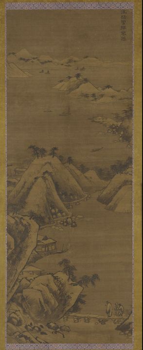 Muqi Fachang~Crossing a Snowy Bridge - Old master - Paintings & Prints ...