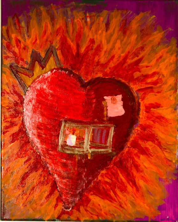 Pure Heart: Divine Love - Javan Akeens Art Gallery - Paintings & Prints ...