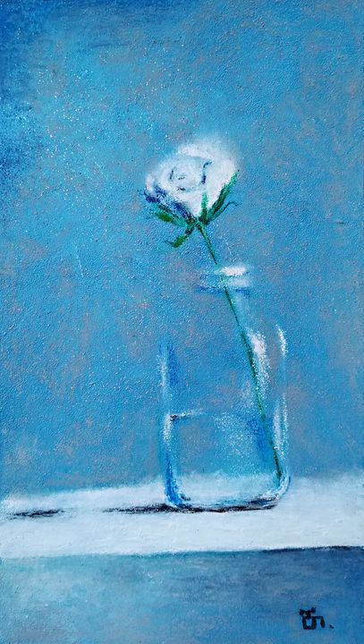White Rose - Tamar Basilias ART - Paintings & Prints, Flowers, Plants ...