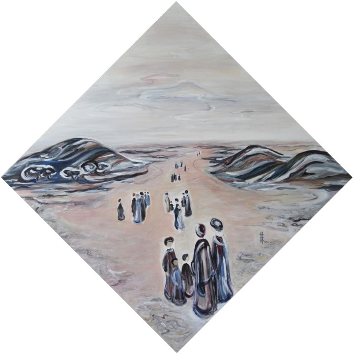 The Voice of the Desert - Hedwig Hayoz-Häfeli - Paintings & Prints ...