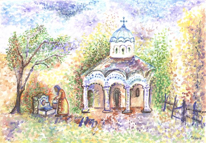 Small church - Miniature Gallery - Paintings & Prints, Landscapes ...