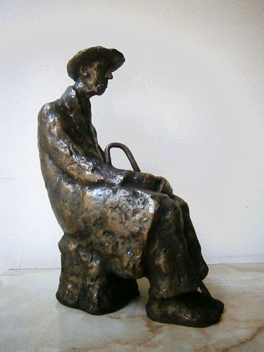 Old man - Miniature Gallery - Sculptures & Carvings, People & Figures ...