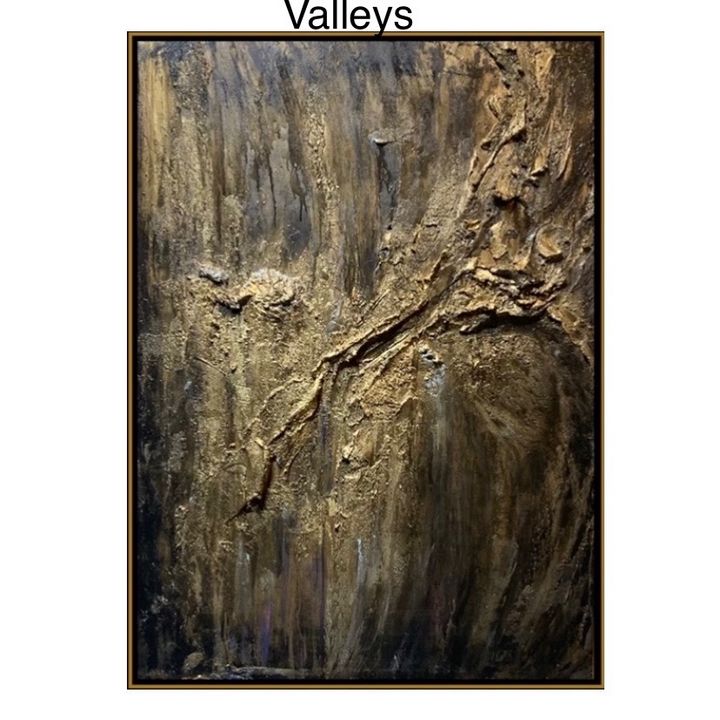 Valleys - Erin Crain Art - Paintings & Prints, Abstract, Landscape - ArtPal