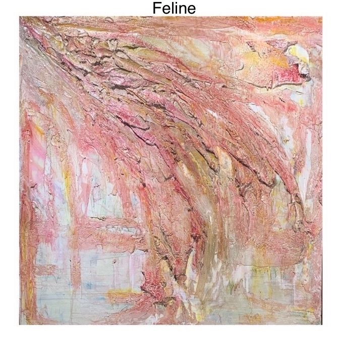 Feline - Erin Crain Art - Paintings & Prints, Abstract, Other Abstract ...
