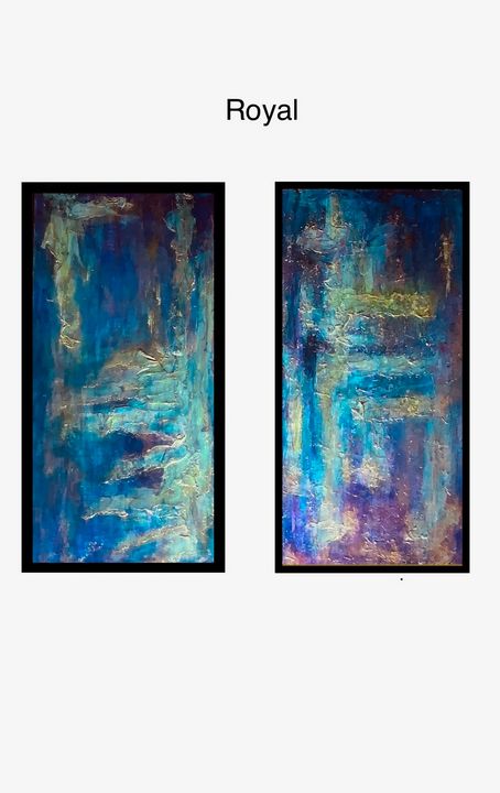 Royal - Erin Crain Art - Paintings & Prints, Abstract, Color - ArtPal