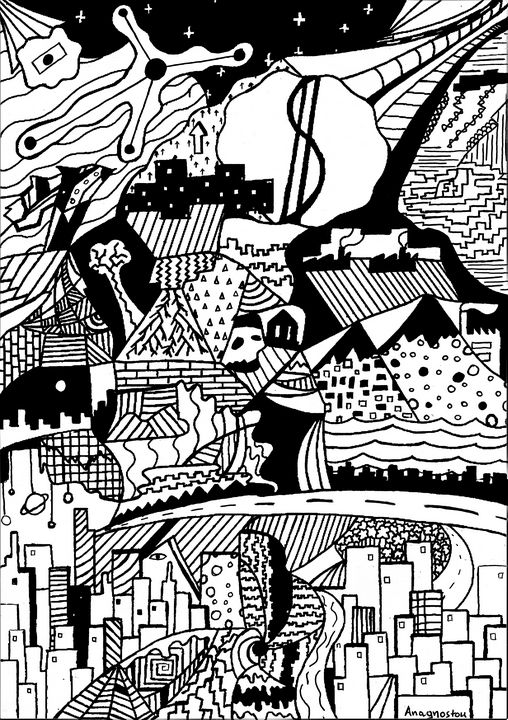 Capitalism - Anagnostou - Drawings & Illustration, Abstract, Geometric ...