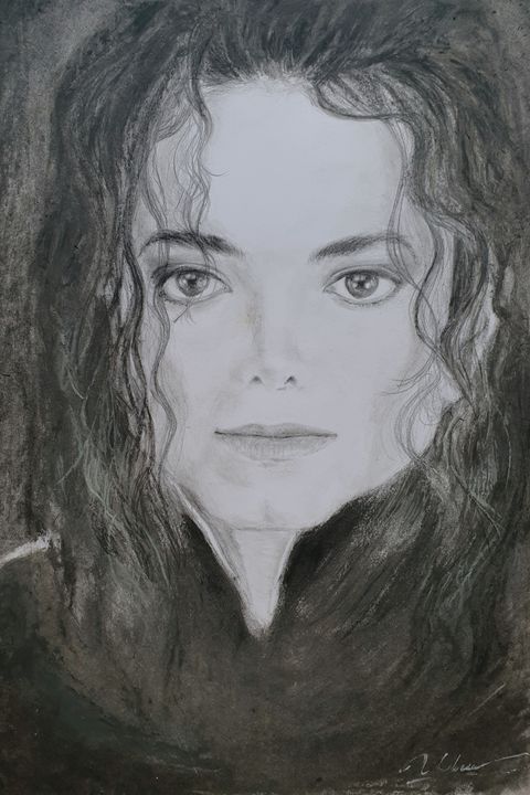 Michael Jackson portrait drawing - Freelife - Drawings & Illustration ...