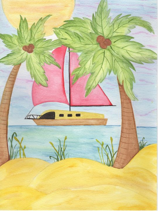 Sail - CD Art - Paintings & Prints, Landscapes & Nature, Beach & Ocean ...