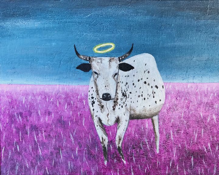 “Bull” - magical art goddess - Paintings & Prints, Animals, Birds ...