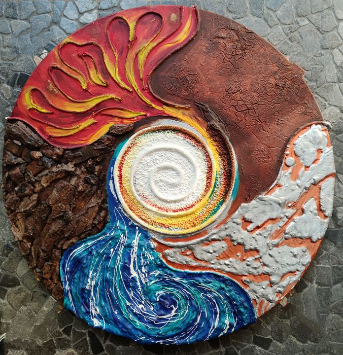 Ki The Energy of the five elements - VD art Italia - Paintings & Prints ...