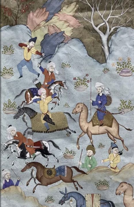 Unknown Persian - 19 century Battle - independent - Drawings ...