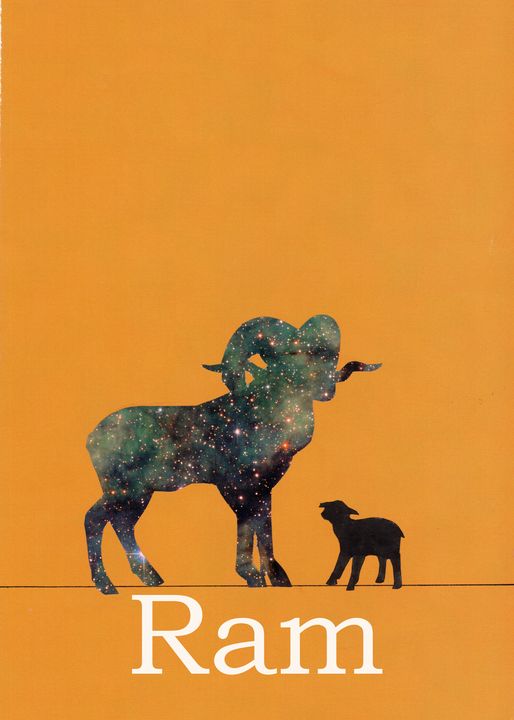 Ram - Art_By_Yedvay - Paintings & Prints, Animals, Birds, & Fish, Farm ...
