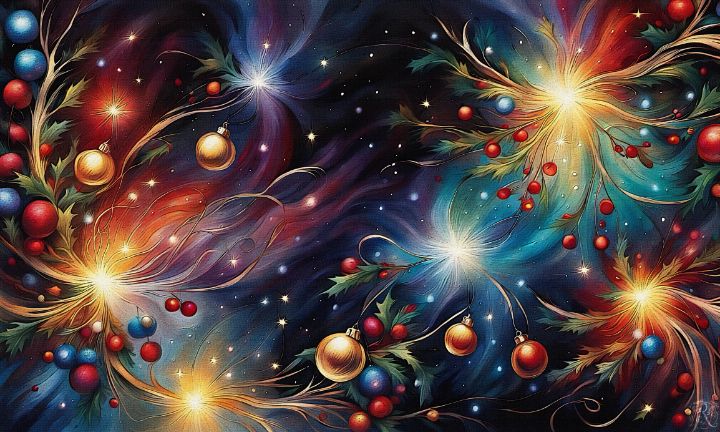 Christmas Splash 01 - Ronald Coone - Digital Art & AI, Holidays ...