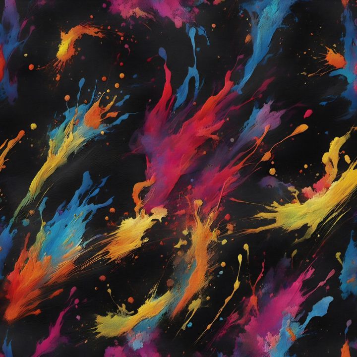 Splash Series 04 - Ronald Coone - Digital Art & AI, Abstract, Color ...