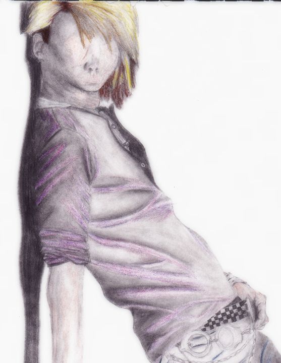 faceless man (colored) - tokiomuse - Drawings & Illustration, People ...