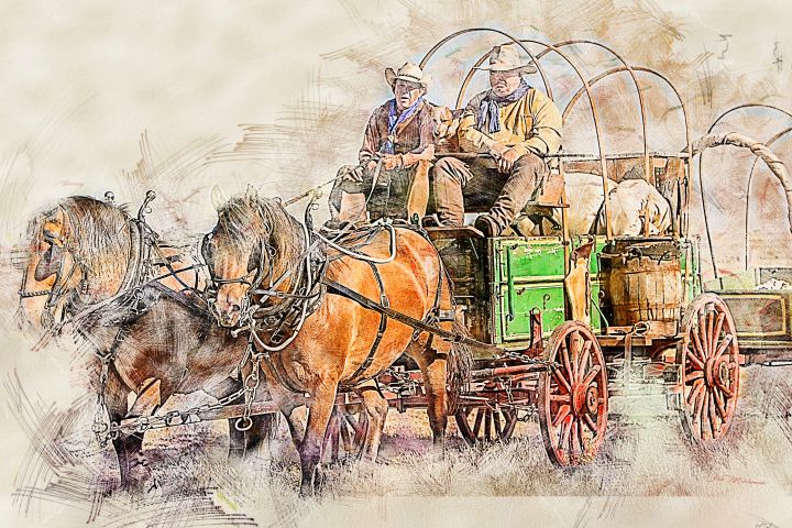 Chuckwagon - Jack Milchanowski - Digital Art & AI, Ethnic, Cultural ...