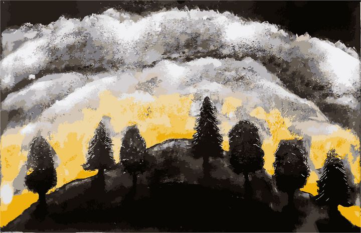 Dawn Light - Apecs - Drawings & Illustration, Landscapes & Nature ...