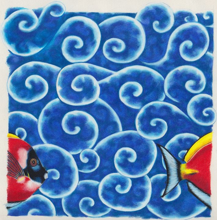 Follow Me, Fish! - Sue Hole Creative - Drawings & Illustration, Animals ...