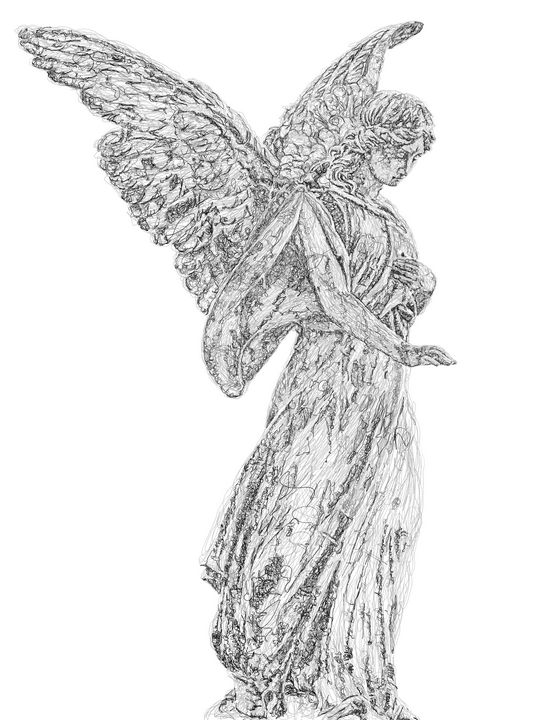 Angels Touch - frank scribble 4u - Drawings & Illustration, People ...