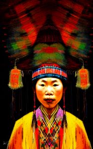 Hmong Fine Art 46 Print - Art by M. Vue Fine Art Gallery - Paintings ...