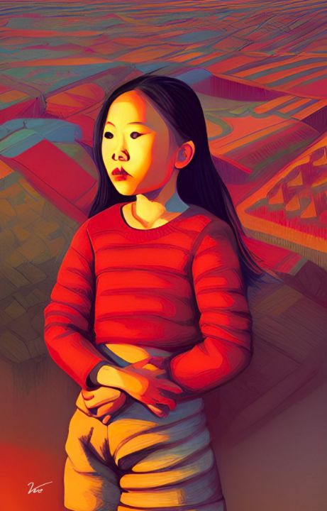 Hmong Fine Art 46 Print - Art by M. Vue Fine Art Gallery - Paintings ...