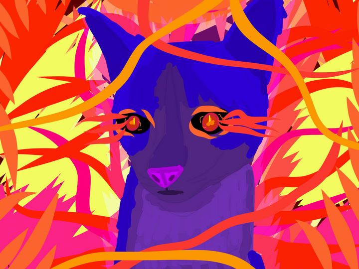 Stylised Cat 2 - Milestone Media - Digital Art & AI, Animals, Birds ...