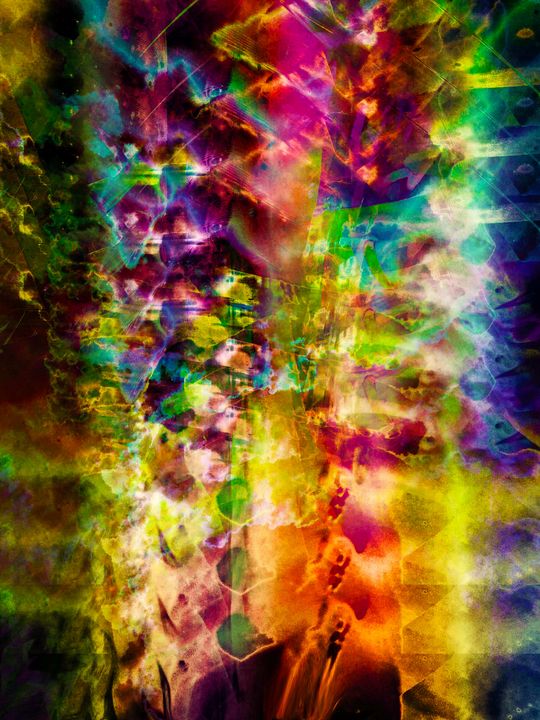 "Distorted Light In Space 2" - Andre McKee - Digital Art & AI, Abstract ...