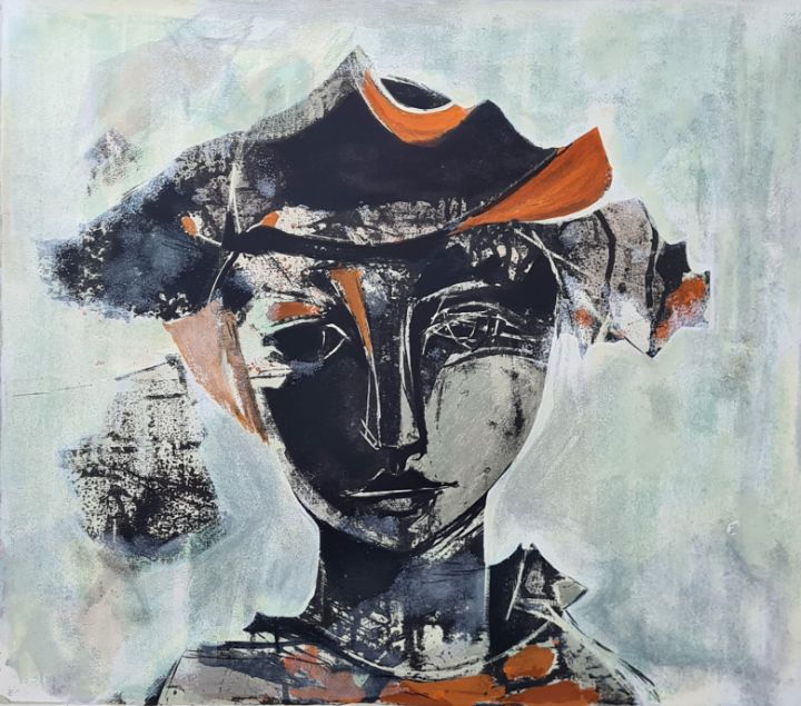 Contemplation in Shades - Heart Of The Art Gallery - Paintings & Prints ...