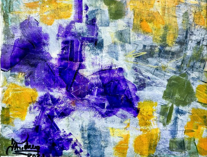 Untitled - A. N. Lampert - Paintings & Prints, Abstract, Color - ArtPal