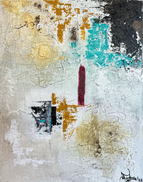 Untitled - A. N. Lampert - Paintings & Prints, Abstract, Irregular ...