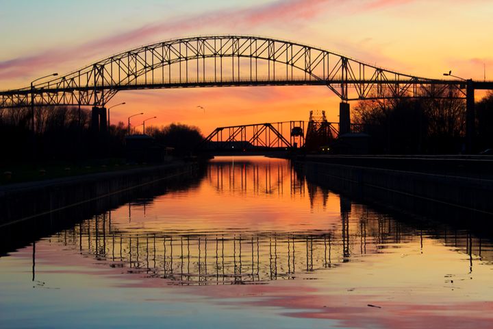 Sunset over the Locks - Anne Marie Atkins - Photography, Landscapes ...