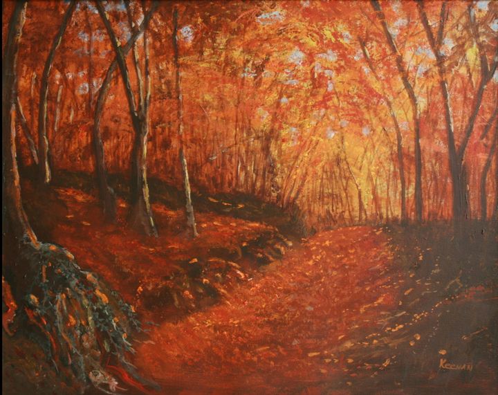 Autumn Path - Keenan Art - Paintings & Prints, Landscapes & Nature ...