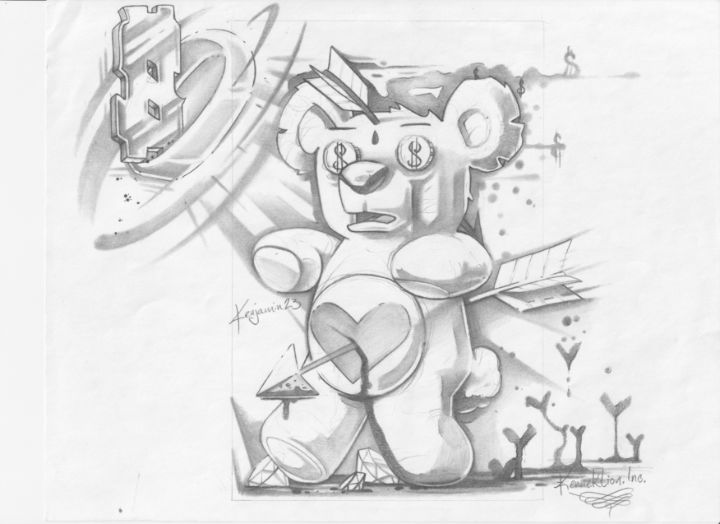Zombie Bear - Kennektion Inc. - Drawings & Illustration, Fantasy ...