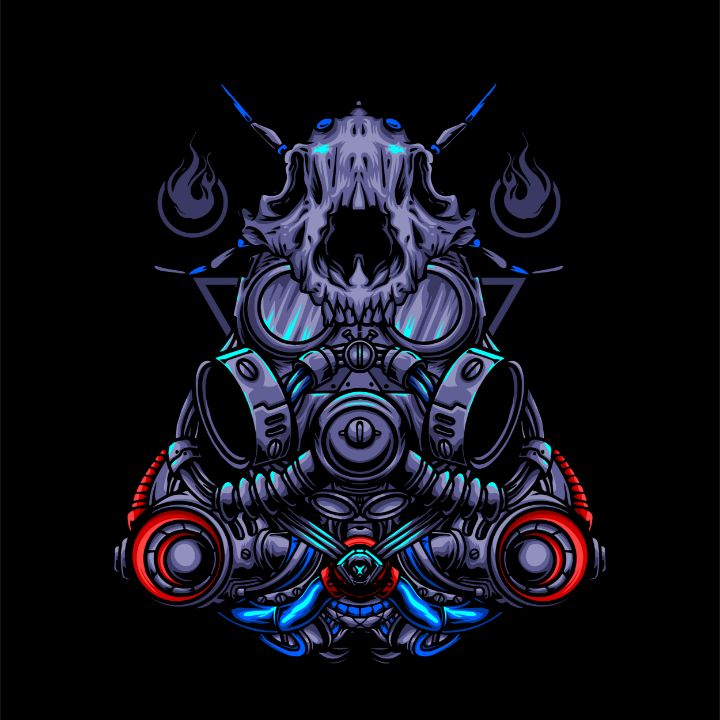 Dark Mecha - Art Invader - Digital Art & AI, Fantasy & Mythology ...