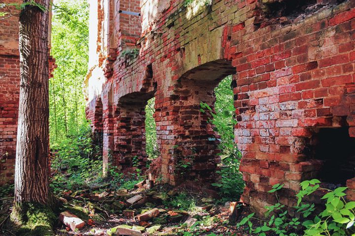 The crumbling walls of an ancient mo - German S - Photography, Places ...