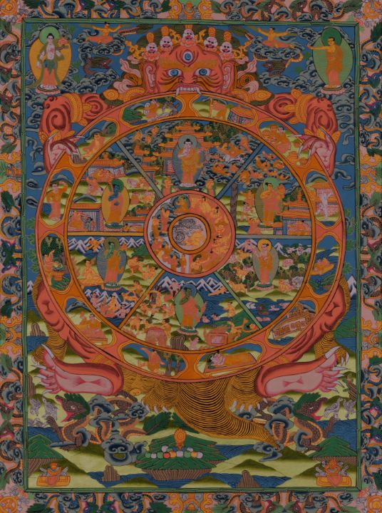 Bhava Chakra - Dam Chhoi Lama - Paintings & Prints, Religion ...