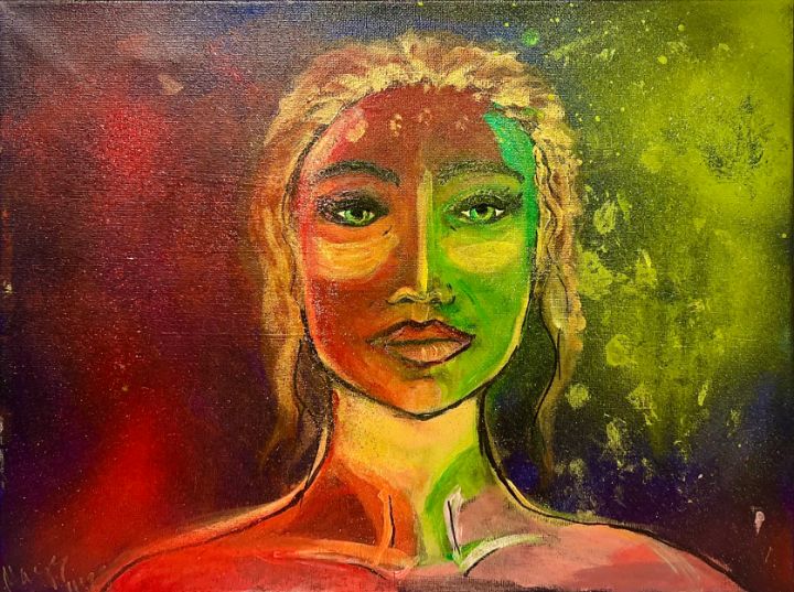 magic portrait doodle - Marguerite Ballou’s Art Gallery - Paintings ...