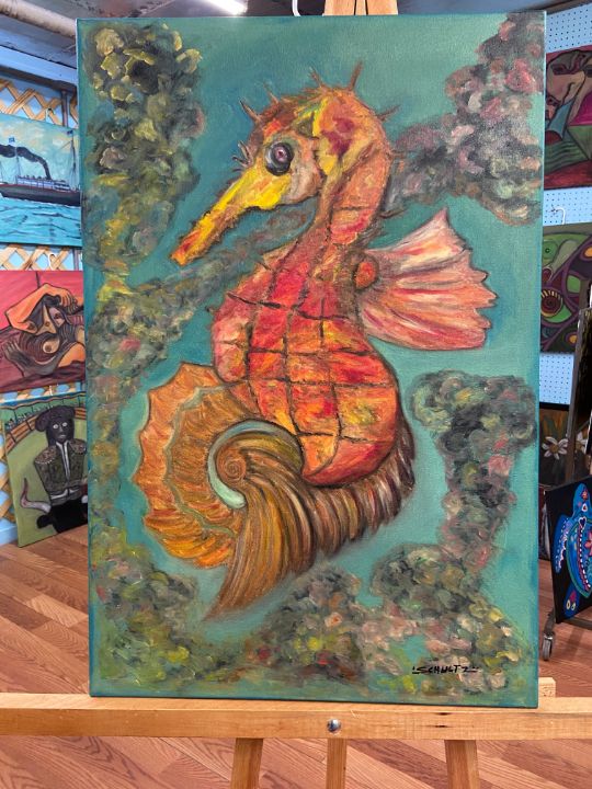 Seahorse - Schultz Art Gallery - Paintings & Prints, Animals, Birds ...