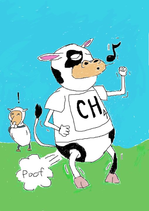 Farting Animal Cartoons Cartoon Farting Cat Stock Illustration