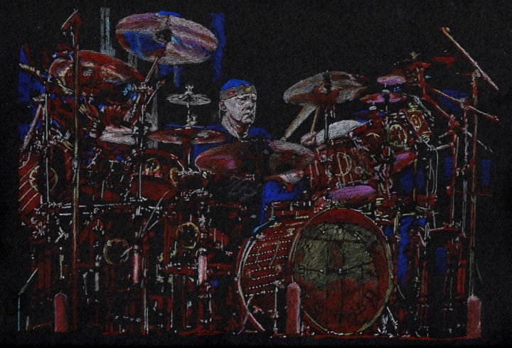 Neil Peart, June 28, 2013 - Martin Popoff - Drawings & Illustration ...