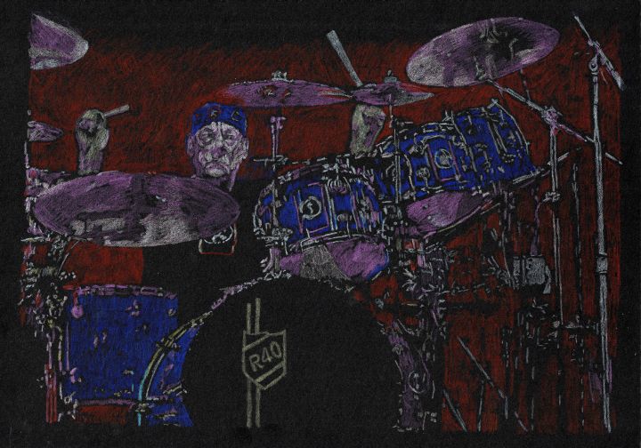 Neil Peart, June 17, 2015 - Martin Popoff - Drawings & Illustration ...