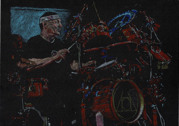Neil Peart, June 28, 2013 II - Martin Popoff - Drawings & Illustration ...