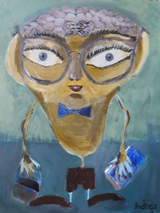 Smart boy - Andzejs paintings - Paintings & Prints, People & Figures ...