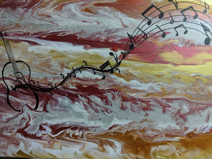 Music wave - Theresa Martin - Taylor - Paintings & Prints, Abstract ...