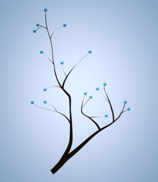 Delicate Twig of Elegance - Art by Shira - Drawings & Illustration ...