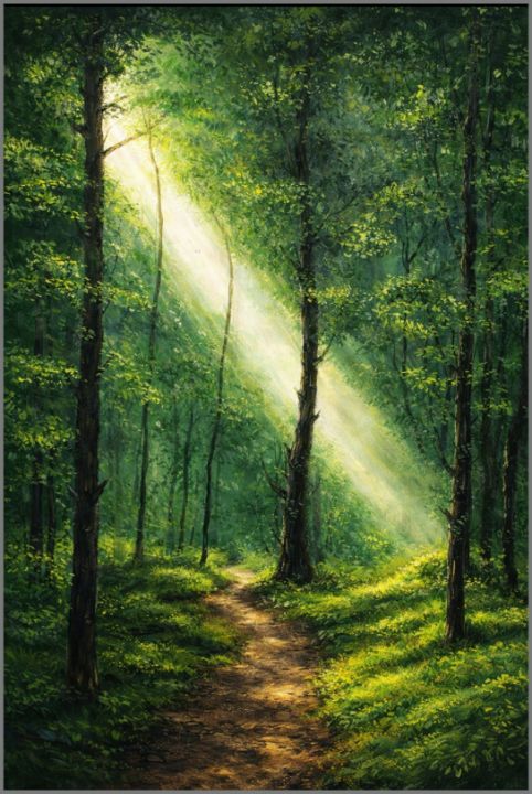 Light Finds a Way - Angela McKenzie Impressionist Scenery Artist ...